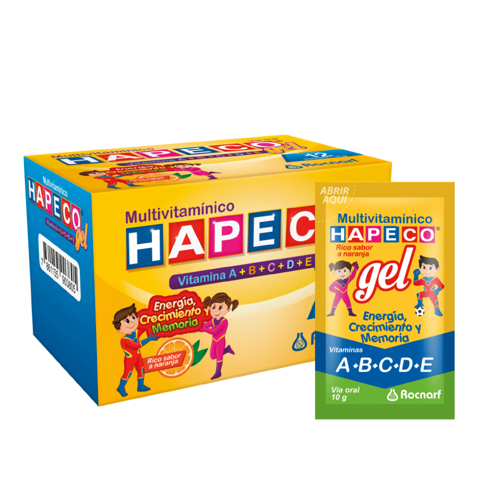 Multivitamínicos Hapeco | Rocnarf - Calidad y bienestar en cada medicamento