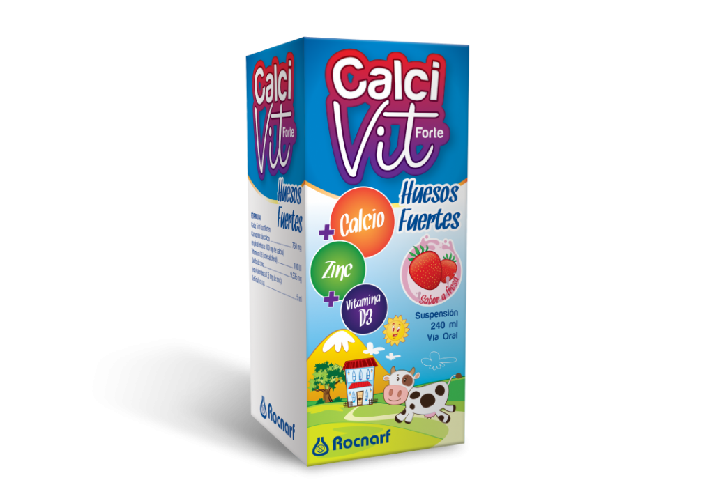 Calcivit Forte | Rocnarf - Calidad y bienestar en cada medicamento